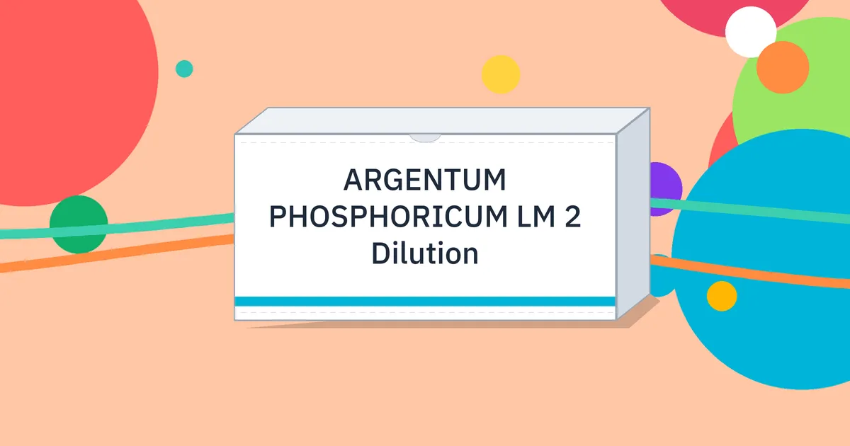 Symbolbild: Packung mit der Aufschrift ARGENTUM PHOSPHORICUM LM 2 Dilution (PZN 12769450) – Verfügbarkeit und Bezug in Apotheken in Frankfurt am Main