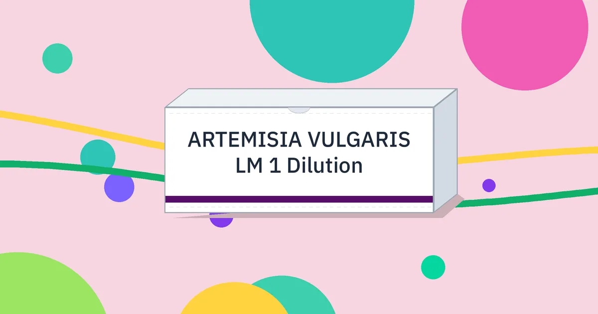 Symbolbild: Packung mit der Aufschrift ARTEMISIA VULGARIS LM 1 Dilution (PZN 12780090) – Verfügbarkeit und Bezug in Apotheken in Frankfurt am Main