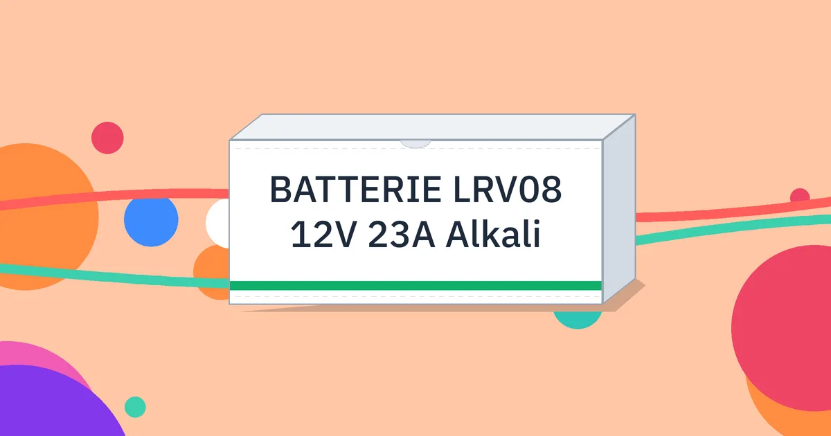 Symbolbild: Packung mit der Aufschrift BATTERIE LRV08 12V 23A Alkali (PZN 20582174) – Verfügbarkeit und Bezug in Apotheken in Frankfurt am Main