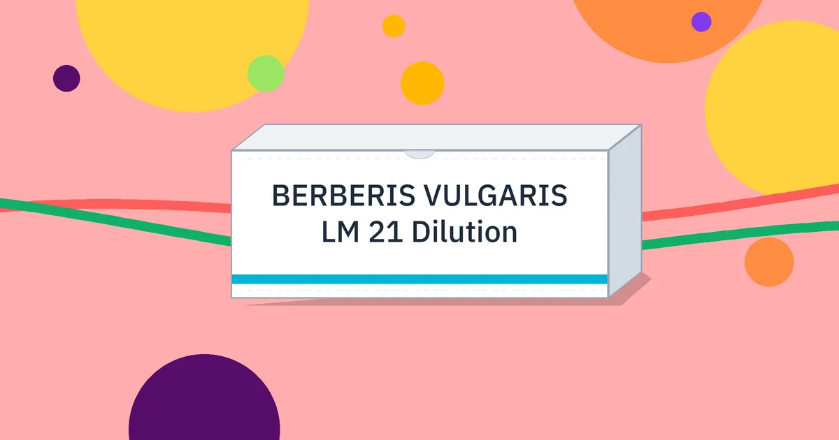 Symbolbild: Packung mit der Aufschrift BERBERIS VULGARIS LM 21 Dilution (PZN 12792992) – Verfügbarkeit und Bezug in Apotheken in Frankfurt am Main