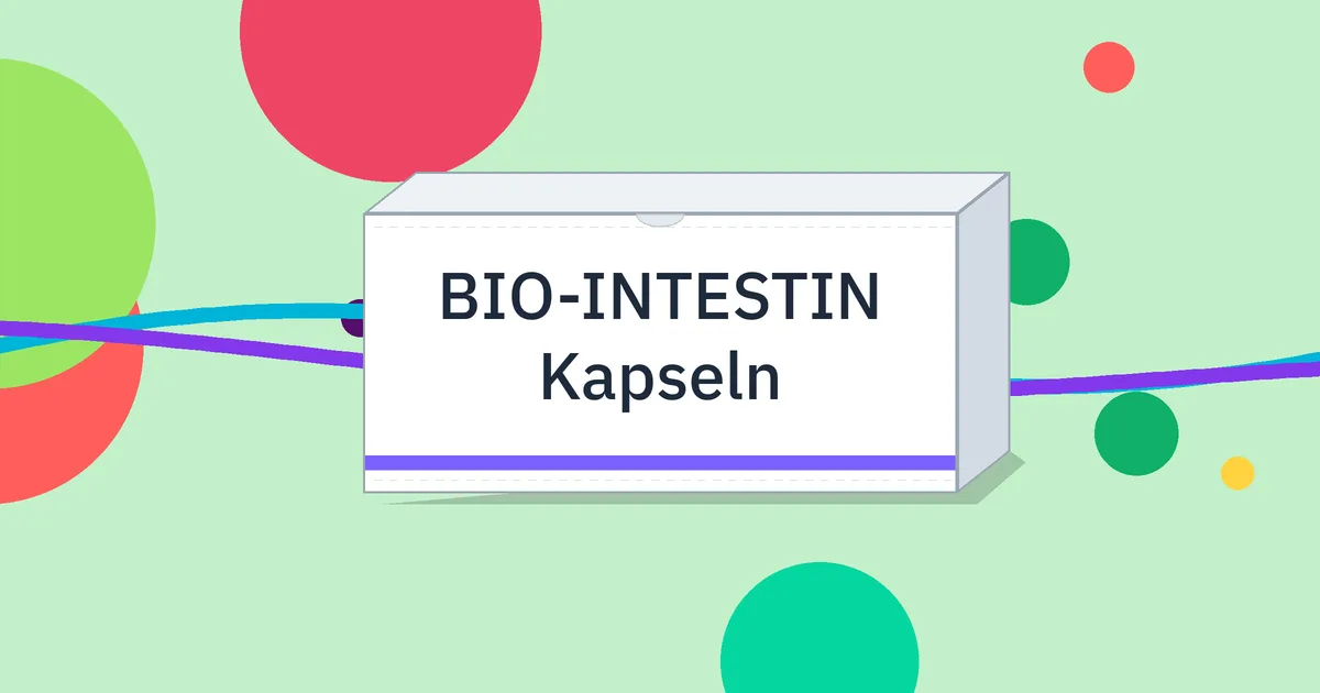 Symbolbild: Packung mit der Aufschrift BIO-INTESTIN Kapseln (PZN 15306408) – Verfügbarkeit und Bezug in Apotheken in Frankfurt am Main