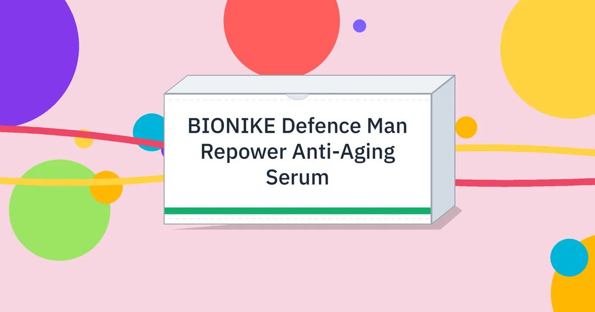 Symbolbild: Packung mit der Aufschrift BIONIKE Defence Man Repower Anti-Aging Serum (PZN 15383633) – Verfügbarkeit und Bezug in Apotheken in Frankfurt am Main