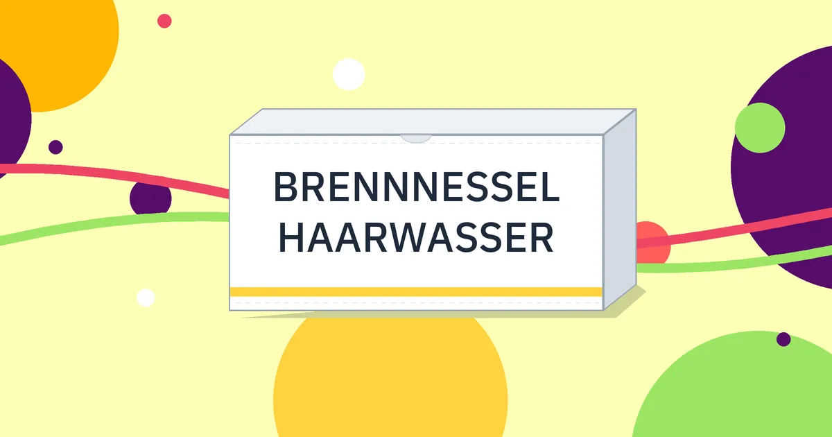 Symbolbild: Packung mit der Aufschrift BRENNNESSEL HAARWASSER (PZN 16334358) – Verfügbarkeit und Bezug in Apotheken in Frankfurt am Main