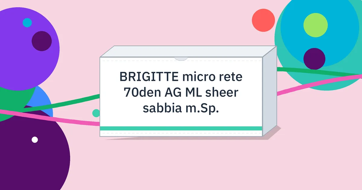 Symbolbild: Packung mit der Aufschrift BRIGITTE micro rete 70den AG ML sheer sabbia m.Sp. (PZN 16183014) – Verfügbarkeit und Bezug in Apotheken in Frankfurt am Main
