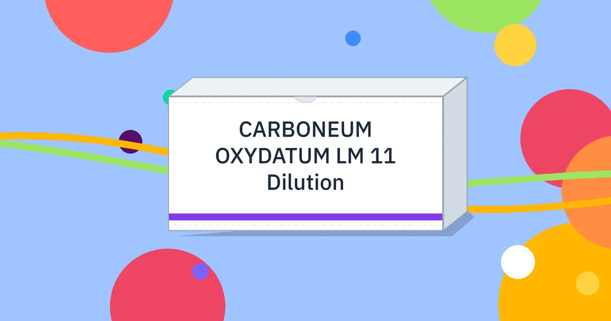 Symbolbild: Packung mit der Aufschrift CARBONEUM OXYDATUM LM 11 Dilution (PZN 13428633) – Verfügbarkeit und Bezug in Apotheken in Frankfurt am Main