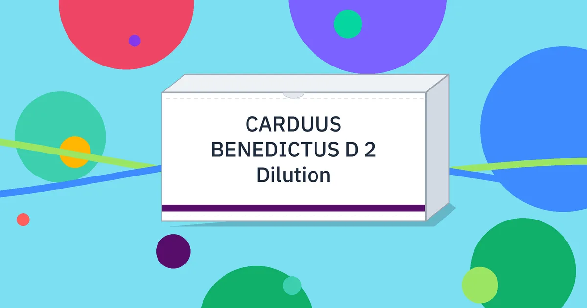 Symbolbild: Packung mit der Aufschrift CARDUUS BENEDICTUS D 2 Dilution (PZN 07163366) – Verfügbarkeit und Bezug in Apotheken in Frankfurt am Main