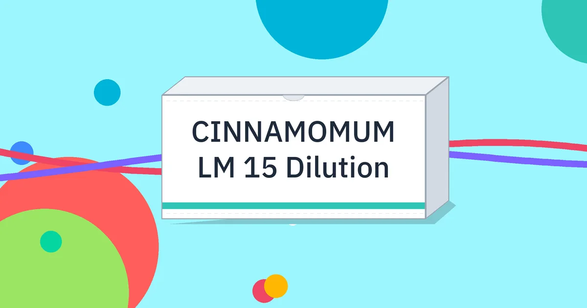 Symbolbild: Packung mit der Aufschrift CINNAMOMUM LM 15 Dilution (PZN 12820872) – Verfügbarkeit und Bezug in Apotheken in Frankfurt am Main