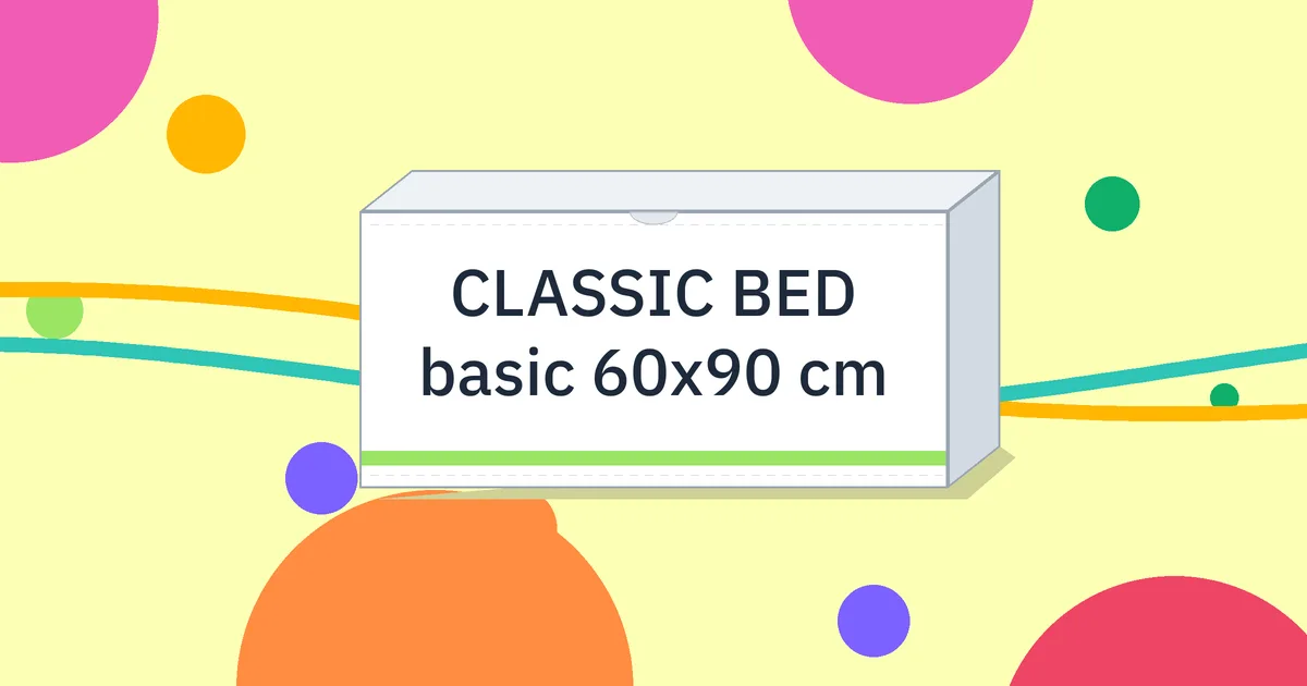 Symbolbild: Packung mit der Aufschrift CLASSIC BED basic 60x90 cm (PZN 07094240) – Verfügbarkeit und Bezug in Apotheken in Frankfurt am Main