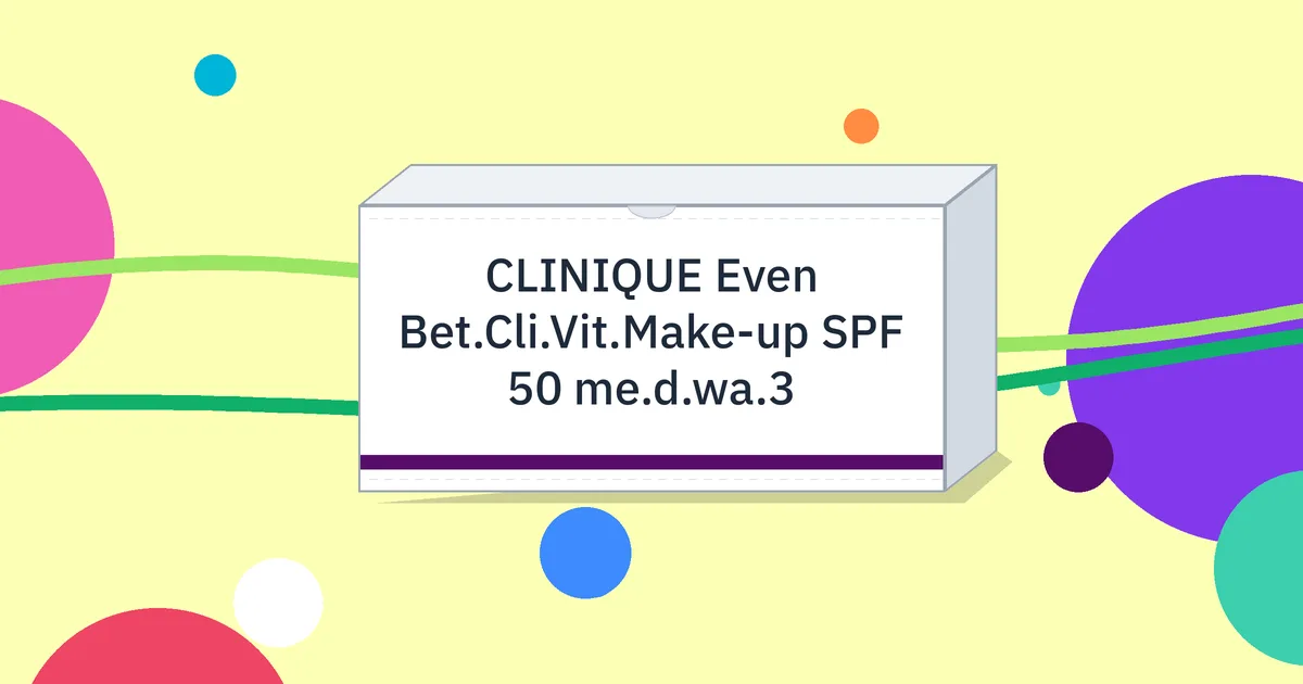 Symbolbild: Packung mit der Aufschrift CLINIQUE Even Bet.Cli.Vit.Make-up SPF 50 me.d.wa.3 (PZN 19633334) – Verfügbarkeit und Bezug in Apotheken in Frankfurt am Main