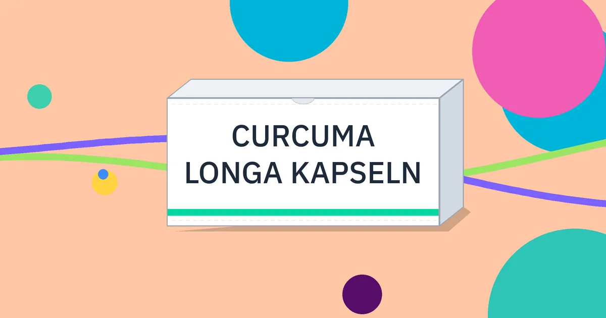 Symbolbild: Packung mit der Aufschrift CURCUMA LONGA KAPSELN (PZN 15780860) – Verfügbarkeit und Bezug in Apotheken in Frankfurt am Main