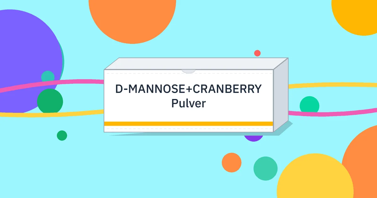 Symbolbild: Packung mit der Aufschrift D-MANNOSE+CRANBERRY Pulver (PZN 16730048) – Verfügbarkeit und Bezug in Apotheken in Frankfurt am Main