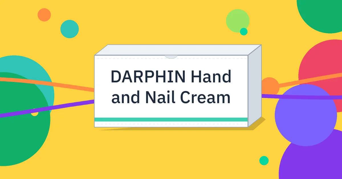 Symbolbild: Packung mit der Aufschrift DARPHIN Hand and Nail Cream (PZN 13168563) – Verfügbarkeit und Bezug in Apotheken in Frankfurt am Main