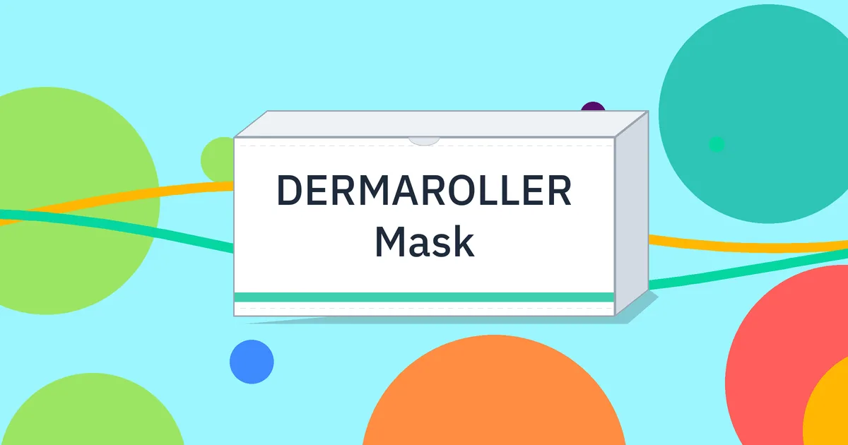Symbolbild: Packung mit der Aufschrift DERMAROLLER Mask (PZN 09727672) – Verfügbarkeit und Bezug in Apotheken in Frankfurt am Main