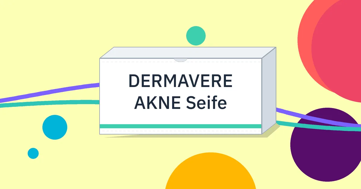 Symbolbild: Packung mit der Aufschrift DERMAVERE AKNE Seife (PZN 19782318) – Verfügbarkeit und Bezug in Apotheken in Frankfurt am Main
