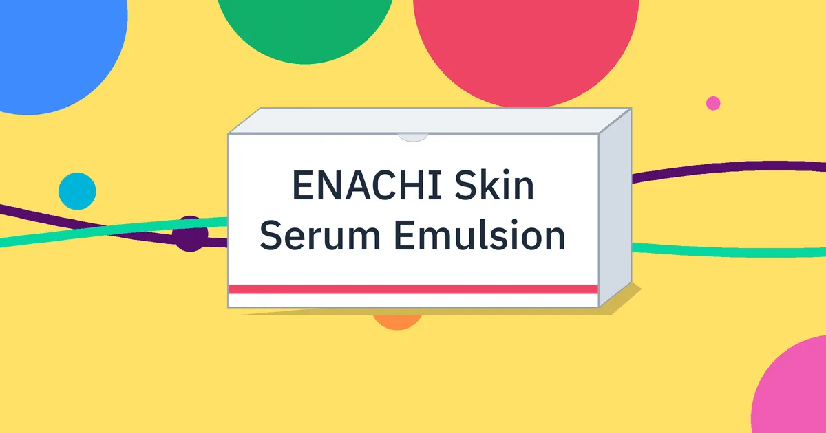 Symbolbild: Packung mit der Aufschrift ENACHI Skin Serum Emulsion (PZN 11285365) – Verfügbarkeit und Bezug in Apotheken in Frankfurt am Main