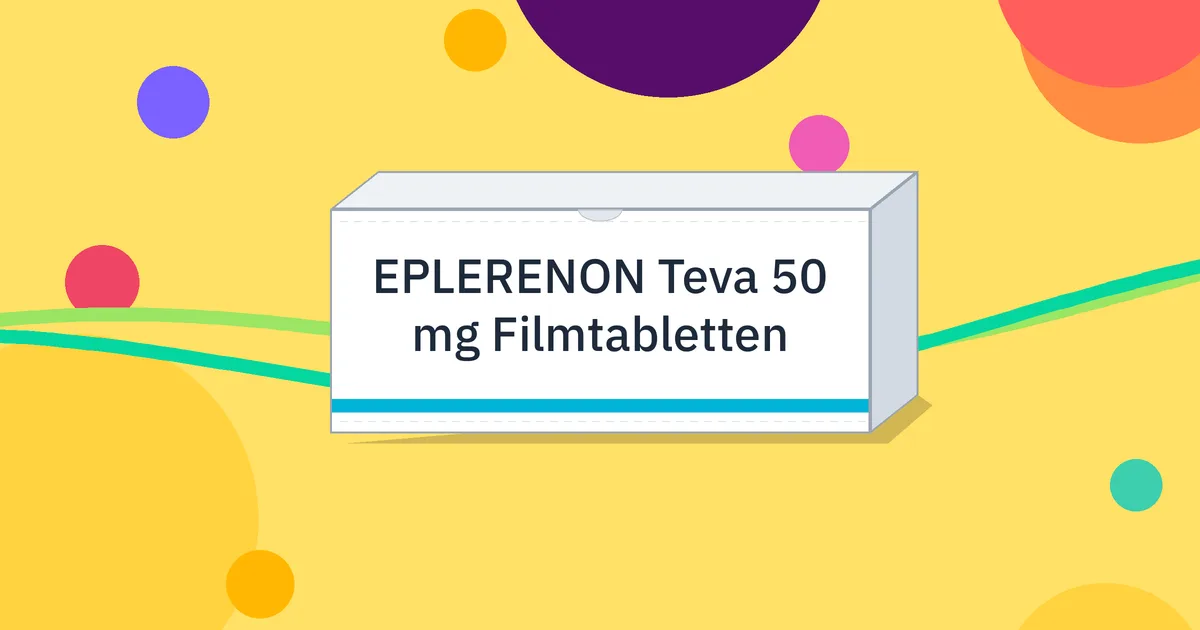 Symbolbild: Packung mit der Aufschrift EPLERENON Teva 50 mg Filmtabletten (PZN 18113526) – Verfügbarkeit und Bezug in Apotheken in Frankfurt am Main