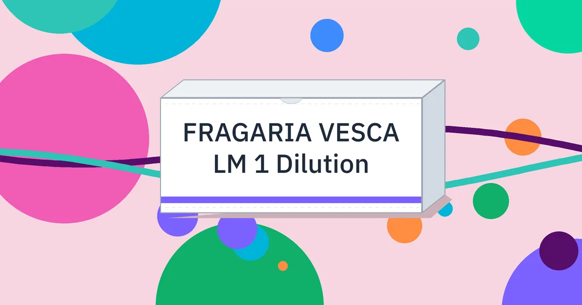 Symbolbild: Packung mit der Aufschrift FRAGARIA VESCA LM 1 Dilution (PZN 13490514) – Verfügbarkeit und Bezug in Apotheken in Frankfurt am Main
