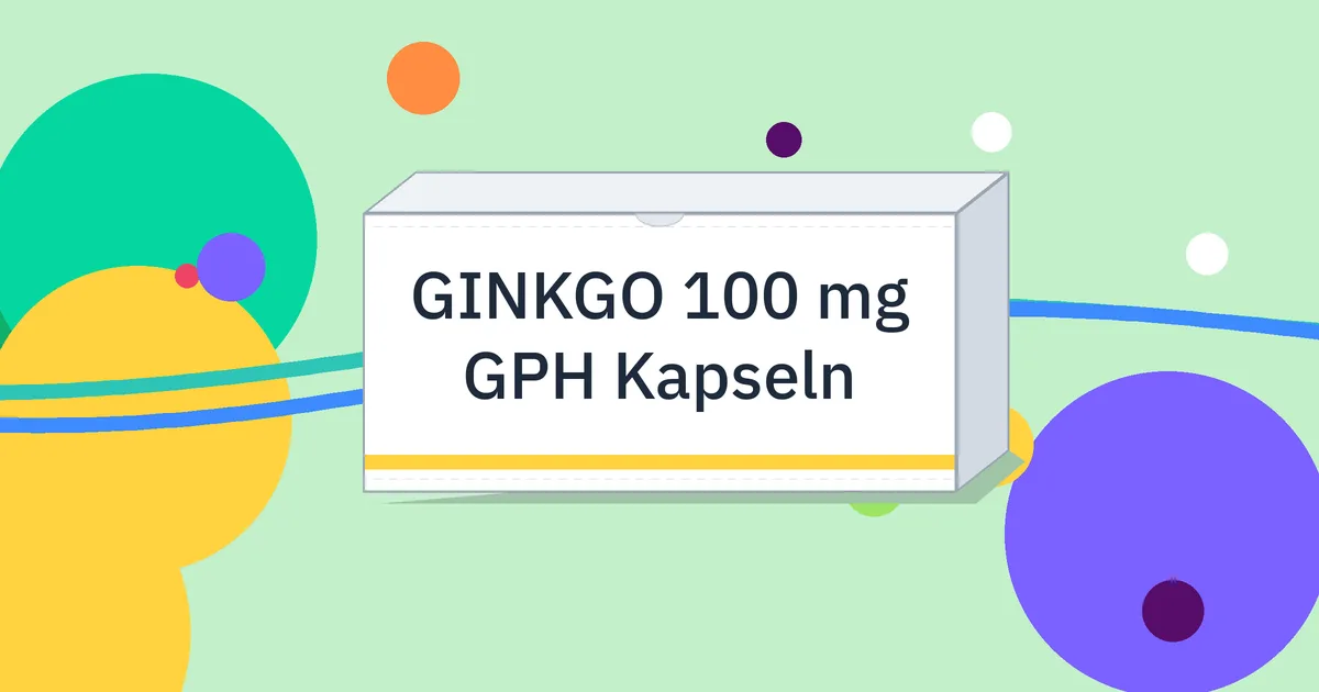 Symbolbild: Packung mit der Aufschrift GINKGO 100 mg GPH Kapseln (PZN 07606214) – Verfügbarkeit und Bezug in Apotheken in Frankfurt am Main