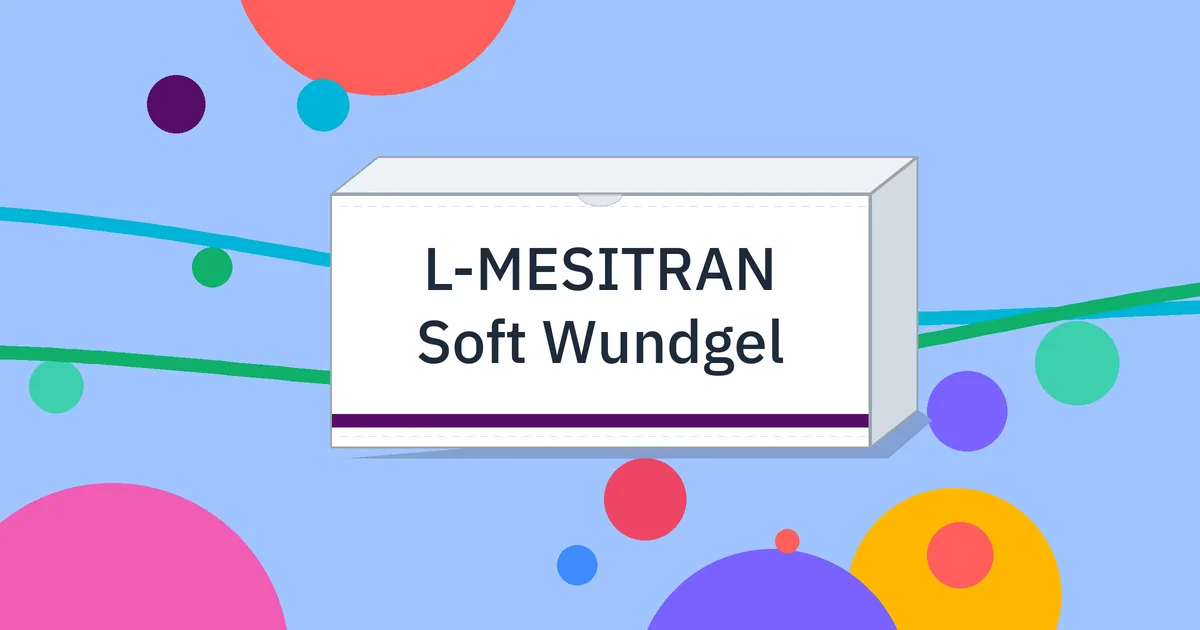 Symbolbild: Packung mit der Aufschrift L-MESITRAN Soft Wundgel (PZN 19645975) – Verfügbarkeit und Bezug in Apotheken in Frankfurt am Main