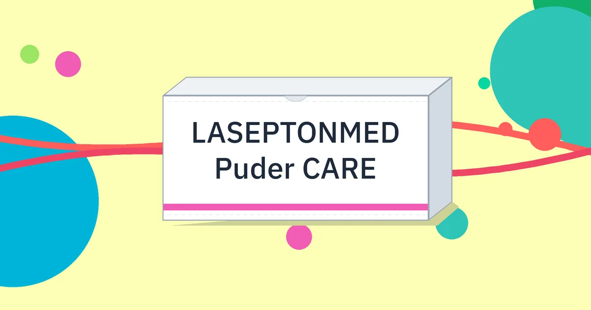 Symbolbild: Packung mit der Aufschrift LASEPTONMED Puder CARE (PZN 01922026) – Verfügbarkeit und Bezug in Apotheken in Frankfurt am Main