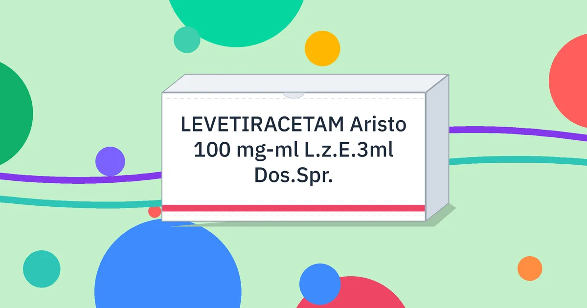 Symbolbild: Packung mit der Aufschrift LEVETIRACETAM Aristo 100 mg-ml L.z.E.3ml Dos.Spr. (PZN 14043792) – Verfügbarkeit und Bezug in Apotheken in Frankfurt am Main