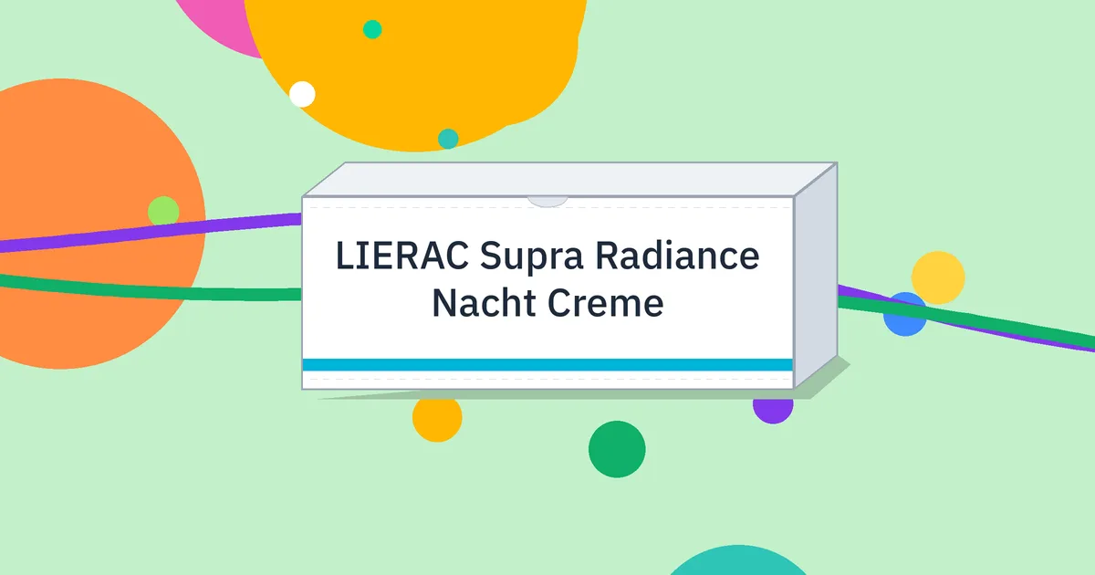 Symbolbild: Packung mit der Aufschrift LIERAC Supra Radiance Nacht Creme (PZN 14161706) – Verfügbarkeit und Bezug in Apotheken in Frankfurt am Main