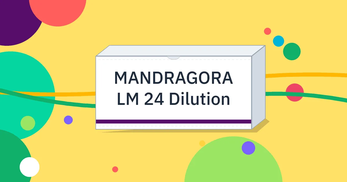 Symbolbild: Packung mit der Aufschrift MANDRAGORA LM 24 Dilution (PZN 12942032) – Verfügbarkeit und Bezug in Apotheken in Frankfurt am Main