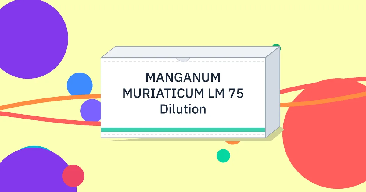 Symbolbild: Packung mit der Aufschrift MANGANUM MURIATICUM LM 75 Dilution (PZN 12943965) – Verfügbarkeit und Bezug in Apotheken in Frankfurt am Main