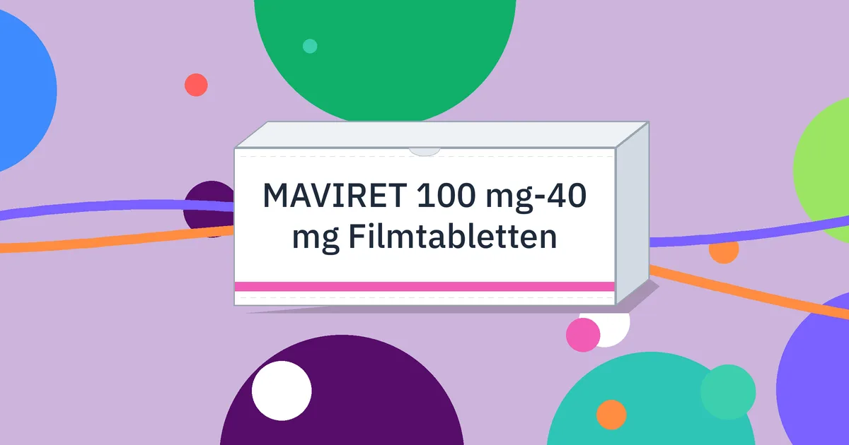 Symbolbild: Packung mit der Aufschrift MAVIRET 100 mg-40 mg Filmtabletten (PZN 15571487) – Verfügbarkeit und Bezug in Apotheken in Frankfurt am Main