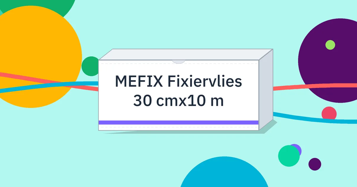 Symbolbild: Packung mit der Aufschrift MEFIX Fixiervlies 30 cmx10 m (PZN 00695545) – Verfügbarkeit und Bezug in Apotheken in Frankfurt am Main