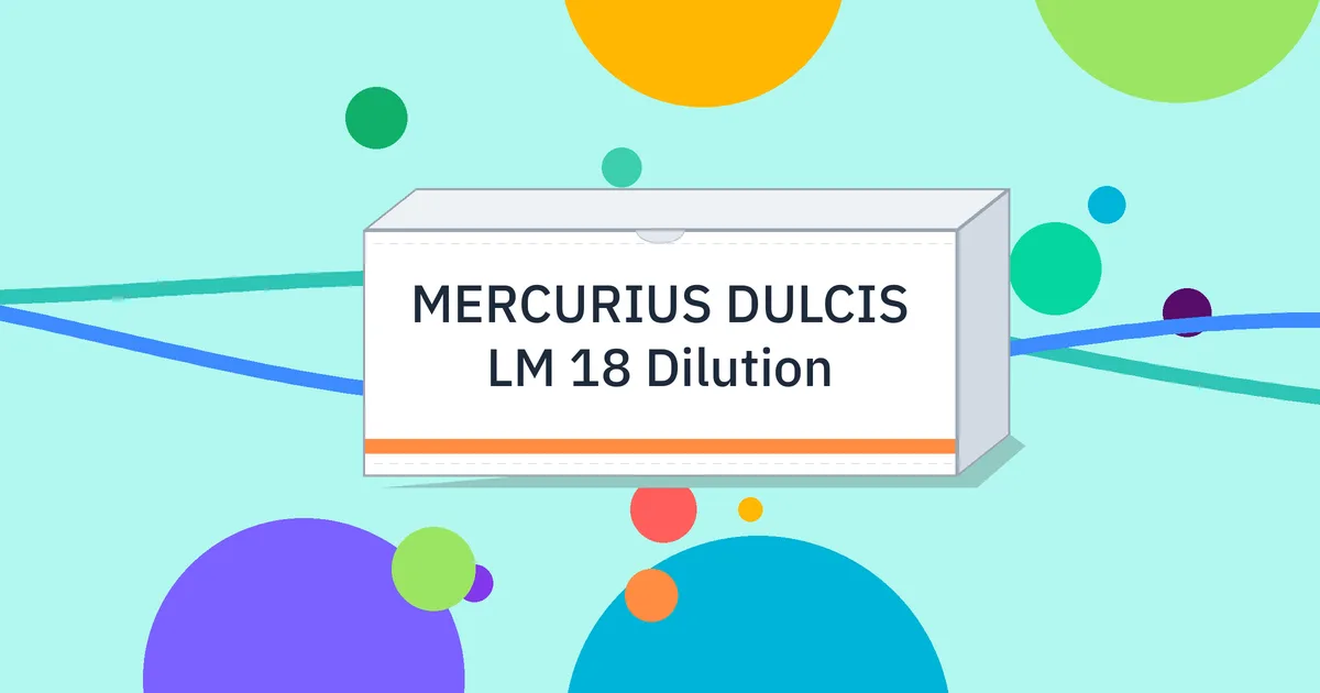 Symbolbild: Packung mit der Aufschrift MERCURIUS DULCIS LM 18 Dilution (PZN 12951427) – Verfügbarkeit und Bezug in Apotheken in Frankfurt am Main
