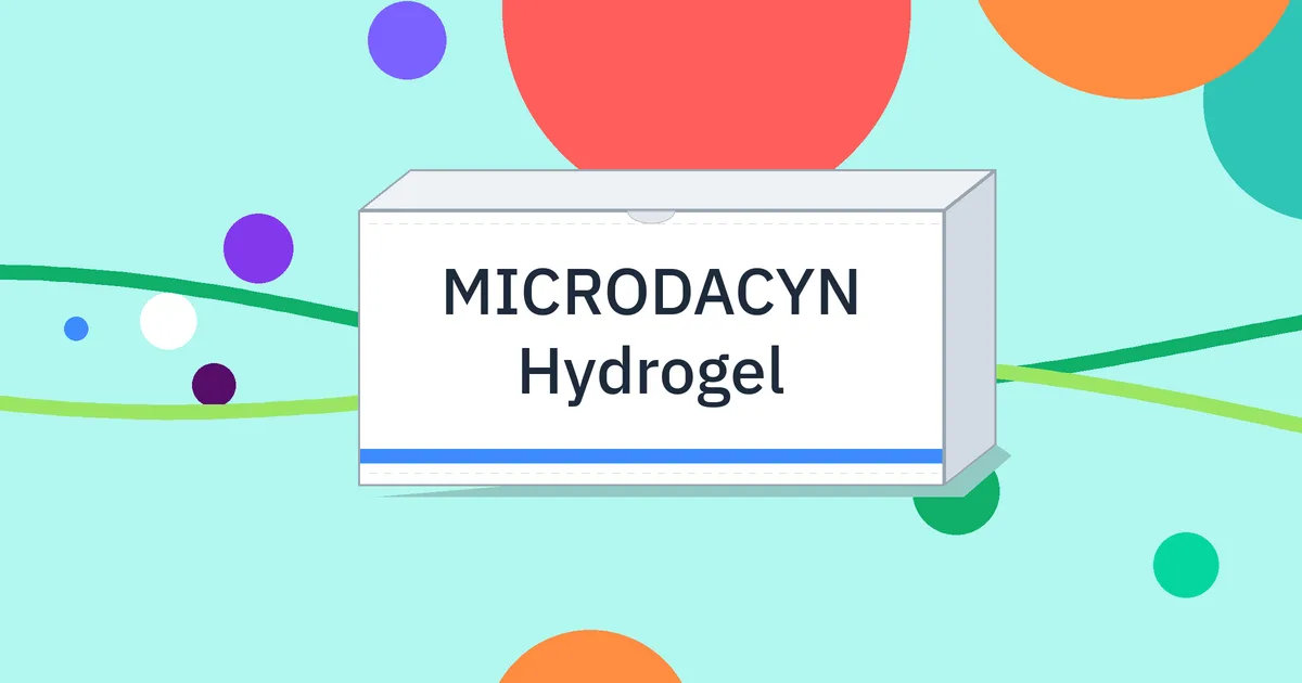 Symbolbild: Packung mit der Aufschrift MICRODACYN Hydrogel (PZN 13568104) – Verfügbarkeit und Bezug in Apotheken in Frankfurt am Main