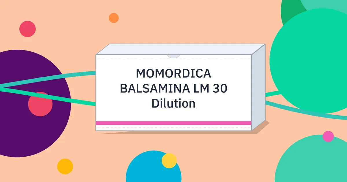 Symbolbild: Packung mit der Aufschrift MOMORDICA BALSAMINA LM 30 Dilution (PZN 13610473) – Verfügbarkeit und Bezug in Apotheken in Frankfurt am Main