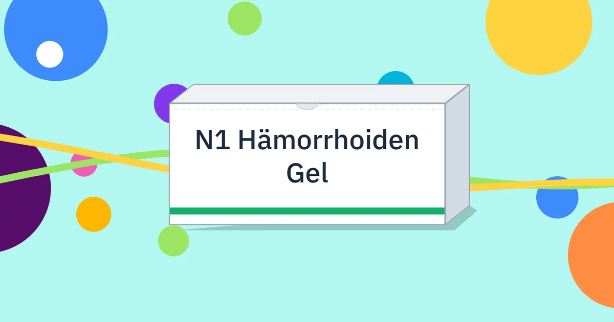 Symbolbild: Packung mit der Aufschrift N1 Hämorrhoiden Gel (PZN 17983018) – Verfügbarkeit und Bezug in Apotheken in Frankfurt am Main