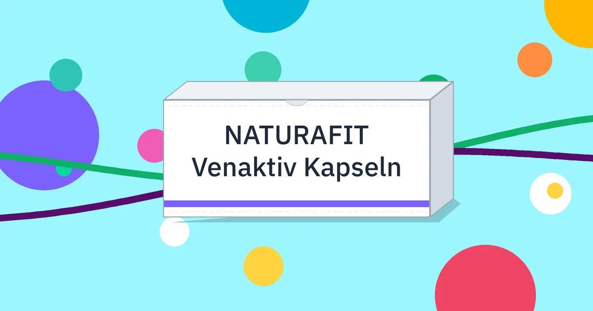 Symbolbild: Packung mit der Aufschrift NATURAFIT Venaktiv Kapseln (PZN 12516387) – Verfügbarkeit und Bezug in Apotheken in Frankfurt am Main
