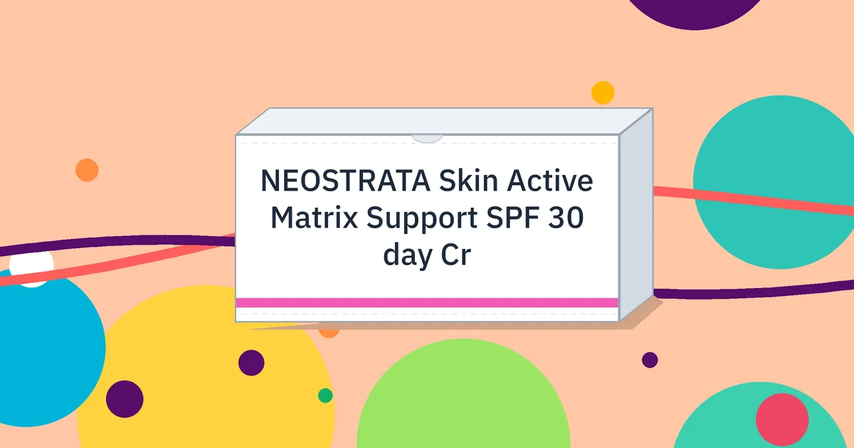 Symbolbild: Packung mit der Aufschrift NEOSTRATA Skin Active Matrix Support SPF 30 day Cr (PZN 09666870) – Verfügbarkeit und Bezug in Apotheken in Frankfurt am Main