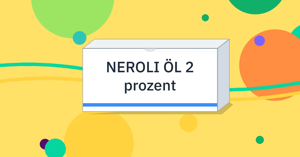Symbolbild: Packung mit der Aufschrift NEROLI ÖL 2 prozent (PZN 02218080) – Verfügbarkeit und Bezug in Apotheken in Frankfurt am Main