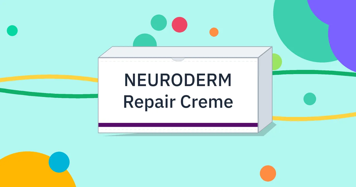 Symbolbild: Packung mit der Aufschrift NEURODERM Repair Creme (PZN 14058061) – Verfügbarkeit und Bezug in Apotheken in Frankfurt am Main