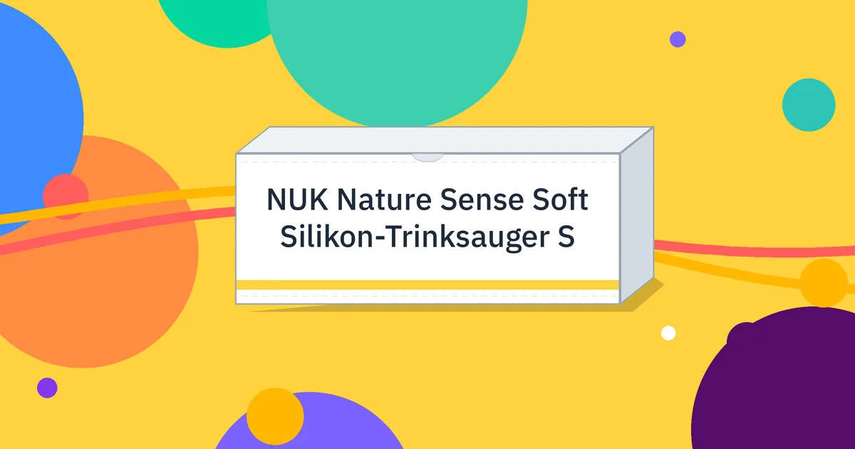 Symbolbild: Packung mit der Aufschrift NUK Nature Sense Soft Silikon-Trinksauger S (PZN 16564874) – Verfügbarkeit und Bezug in Apotheken in Frankfurt am Main