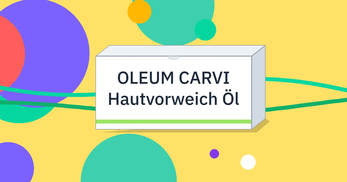 Symbolbild: Packung mit der Aufschrift OLEUM CARVI Hautvorweich Öl (PZN 04443579) – Verfügbarkeit und Bezug in Apotheken in Frankfurt am Main