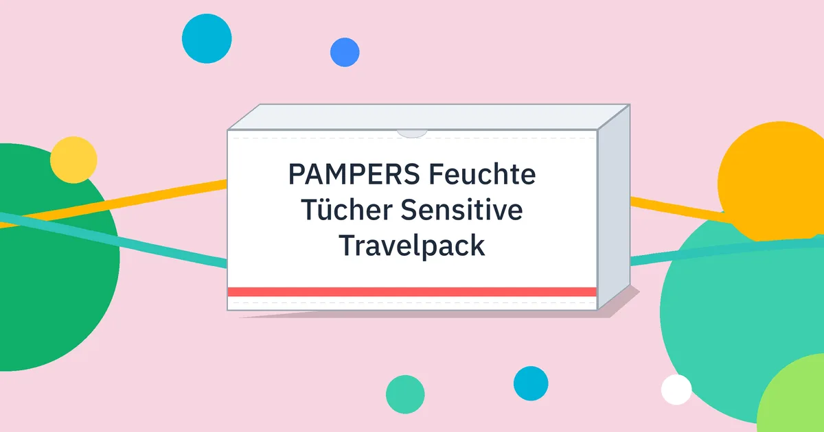 Symbolbild: Packung mit der Aufschrift PAMPERS Feuchte Tücher Sensitive Travelpack (PZN 08862149) – Verfügbarkeit und Bezug in Apotheken in Frankfurt am Main