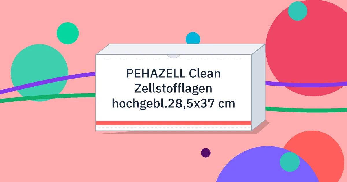 Symbolbild: Packung mit der Aufschrift PEHAZELL Clean Zellstofflagen hochgebl.28,5x37 cm (PZN 16382908) – Verfügbarkeit und Bezug in Apotheken in Frankfurt am Main