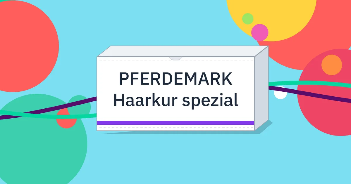 Symbolbild: Packung mit der Aufschrift PFERDEMARK Haarkur spezial (PZN 03062237) – Verfügbarkeit und Bezug in Apotheken in Frankfurt am Main