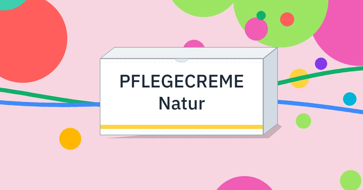 Symbolbild: Packung mit der Aufschrift PFLEGECREME Natur (PZN 19886667) – Verfügbarkeit und Bezug in Apotheken in Frankfurt am Main