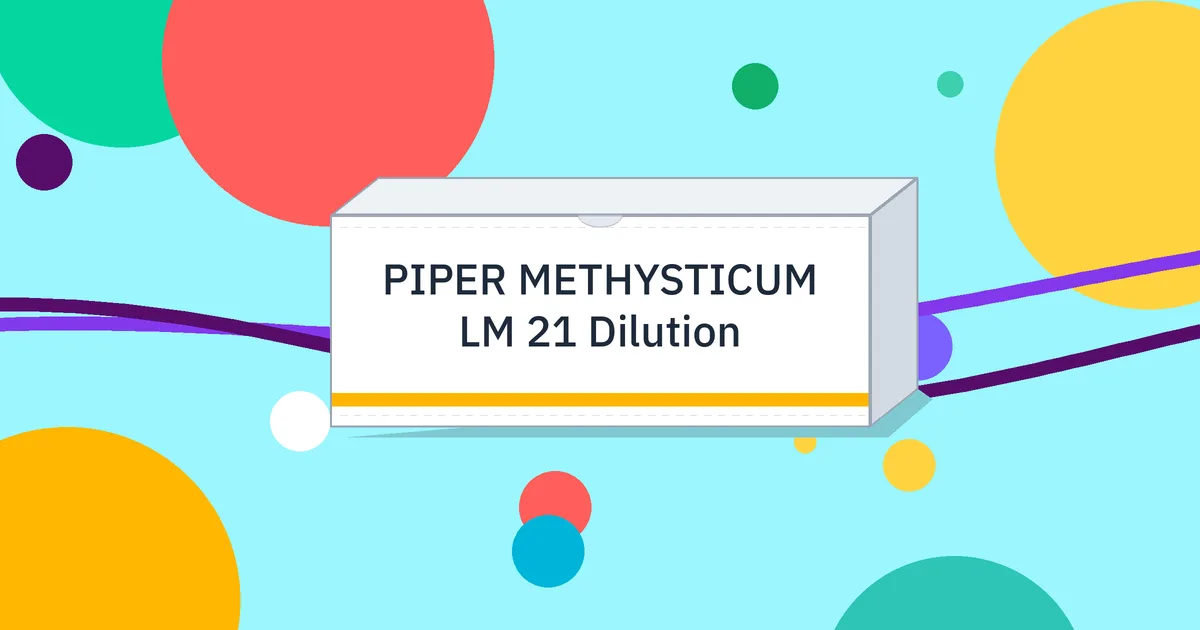 Symbolbild: Packung mit der Aufschrift PIPER METHYSTICUM LM 21 Dilution (PZN 13643538) – Verfügbarkeit und Bezug in Apotheken in Frankfurt am Main