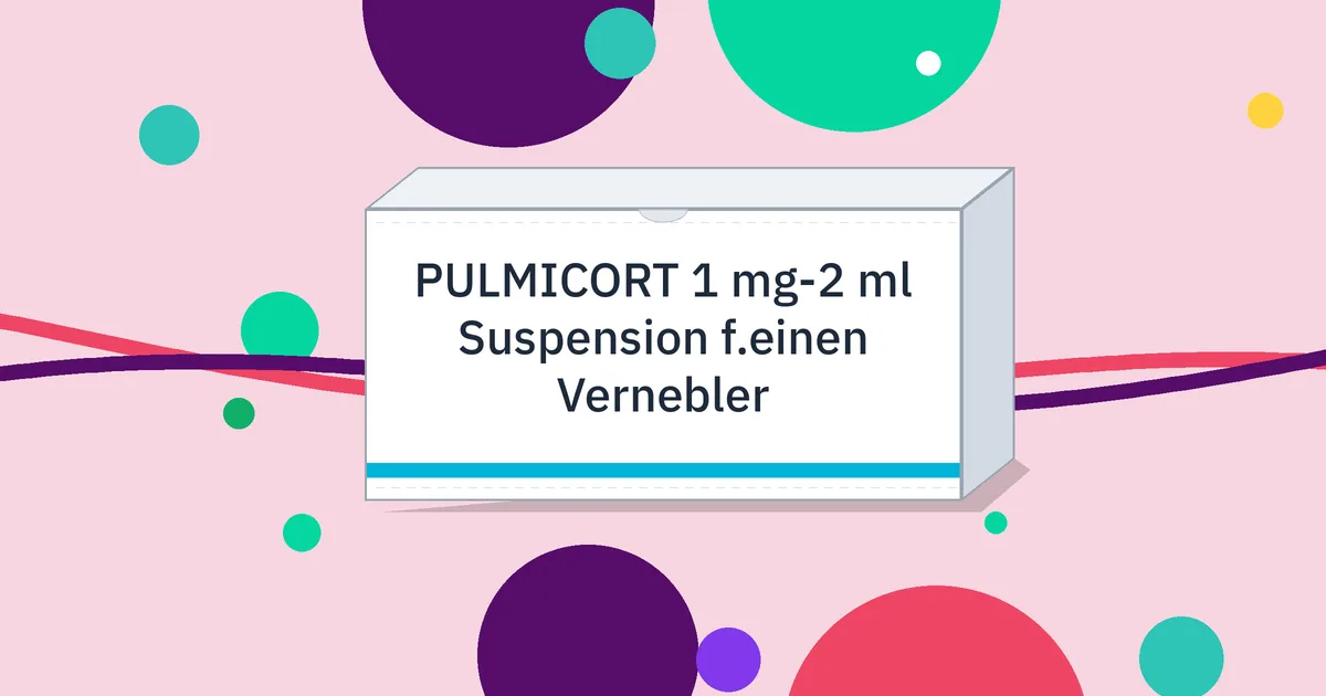 Symbolbild: Packung mit der Aufschrift PULMICORT 1 mg-2 ml Suspension f.einen Vernebler (PZN 00686960) – Verfügbarkeit und Bezug in Apotheken in Frankfurt am Main