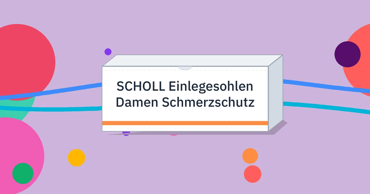 Symbolbild: Packung mit der Aufschrift SCHOLL Einlegesohlen Damen Schmerzschutz (PZN 20614023) – Verfügbarkeit und Bezug in Apotheken in Frankfurt am Main