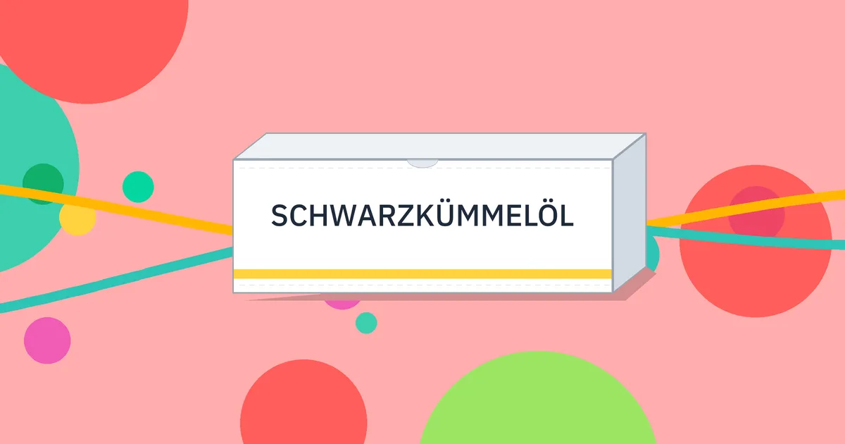 Symbolbild: Packung mit der Aufschrift SCHWARZKÜMMELÖL (PZN 17188195) – Verfügbarkeit und Bezug in Apotheken in Frankfurt am Main