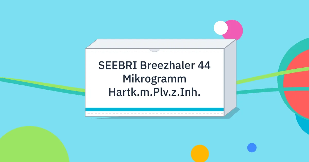 Symbolbild: Packung mit der Aufschrift SEEBRI Breezhaler 44 Mikrogramm Hartk.m.Plv.z.Inh. (PZN 10262310) – Verfügbarkeit und Bezug in Apotheken in Frankfurt am Main