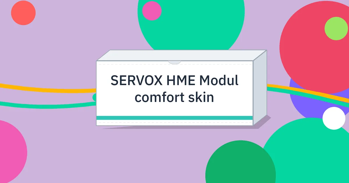Symbolbild: Packung mit der Aufschrift SERVOX HME Modul comfort skin (PZN 10288692) – Verfügbarkeit und Bezug in Apotheken in Frankfurt am Main